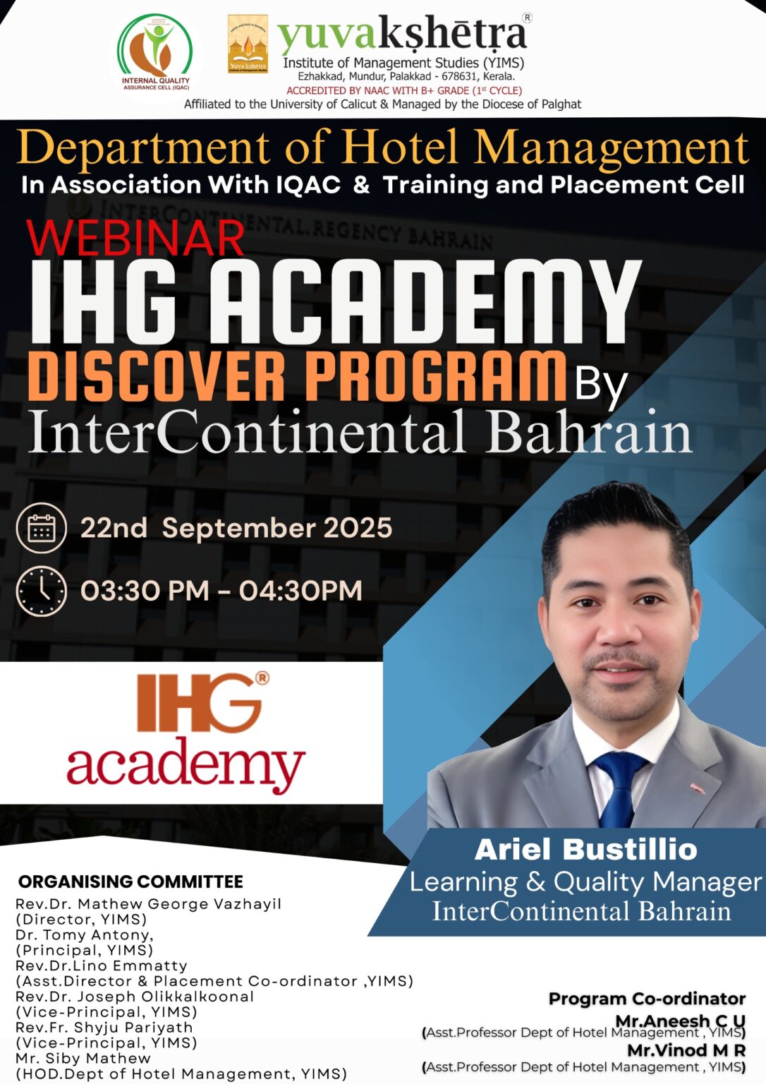 IHG Academy Discover Program – InterContinental Bahrain Career ...